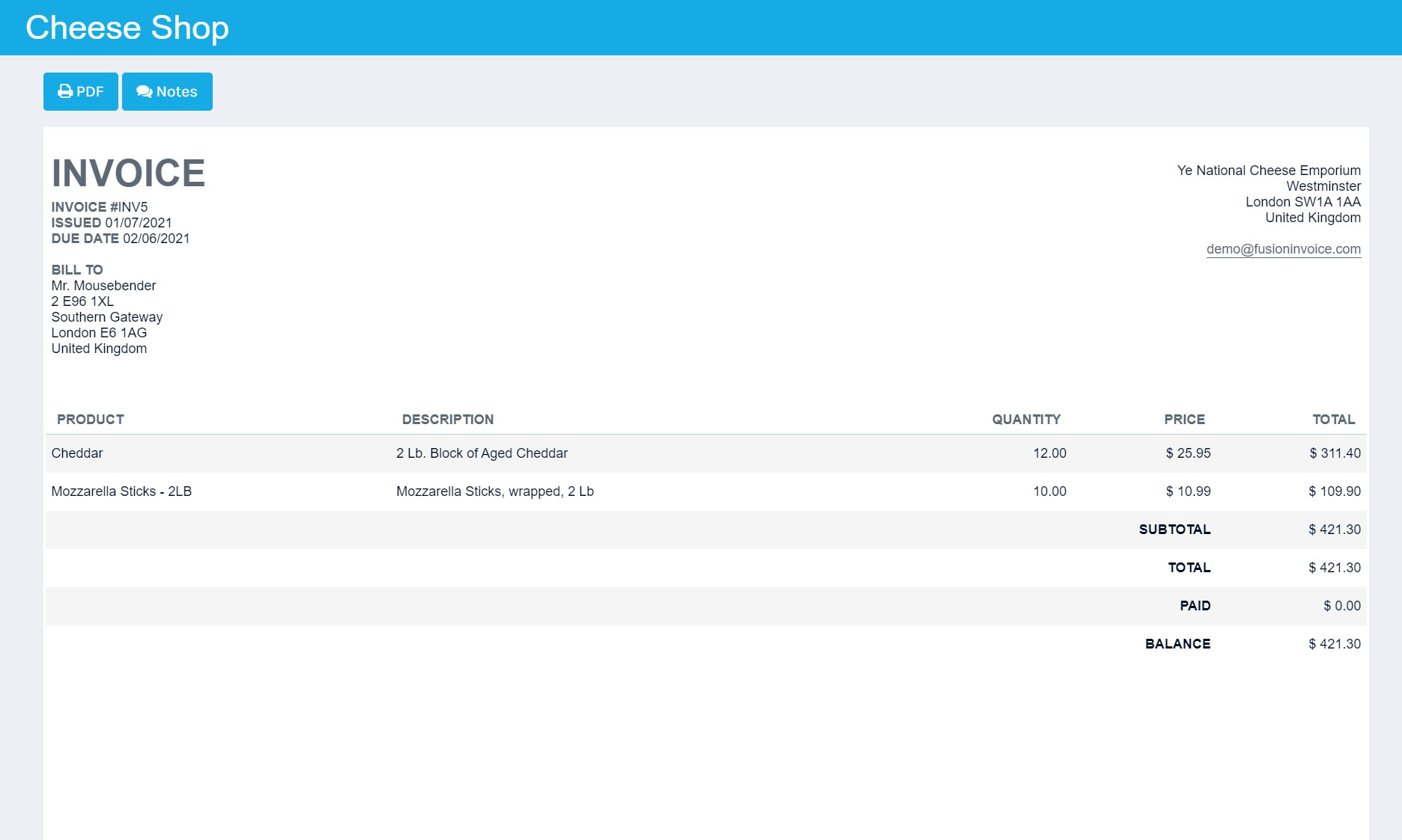 FusionInvoice - Self Hosted Invoicing and Simple CRM System